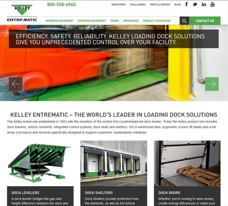 Entrematic Launches Next Generation Kelley Website - Kelley Entrematic ...